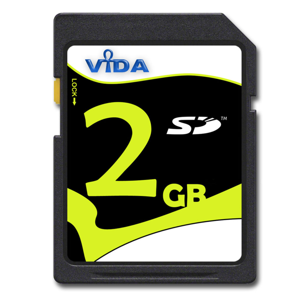 Vida IT 2GB SD Secure Digital Memory Card - Vida Electronics ...