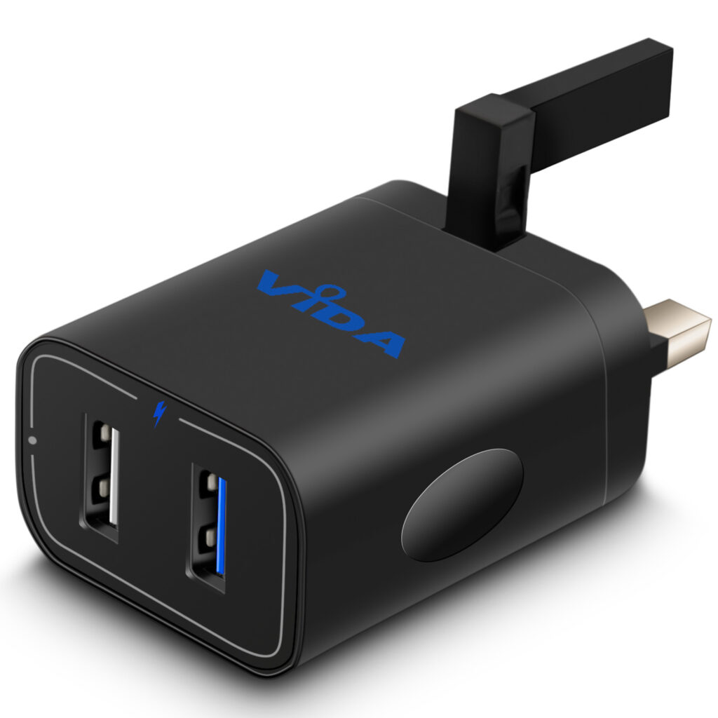 Vida IT VS3 UK Wall Charger 2-Port with Quick Charge 3.0 - Vida ...