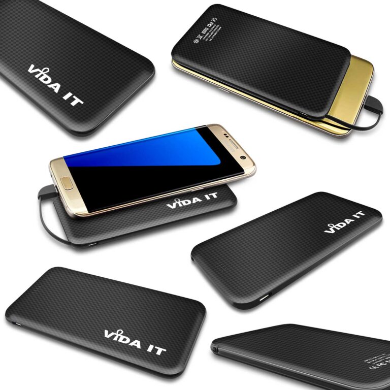 Vida IT V502 Power Bank 5000mAh Portable Charger (Built-In Cable ...