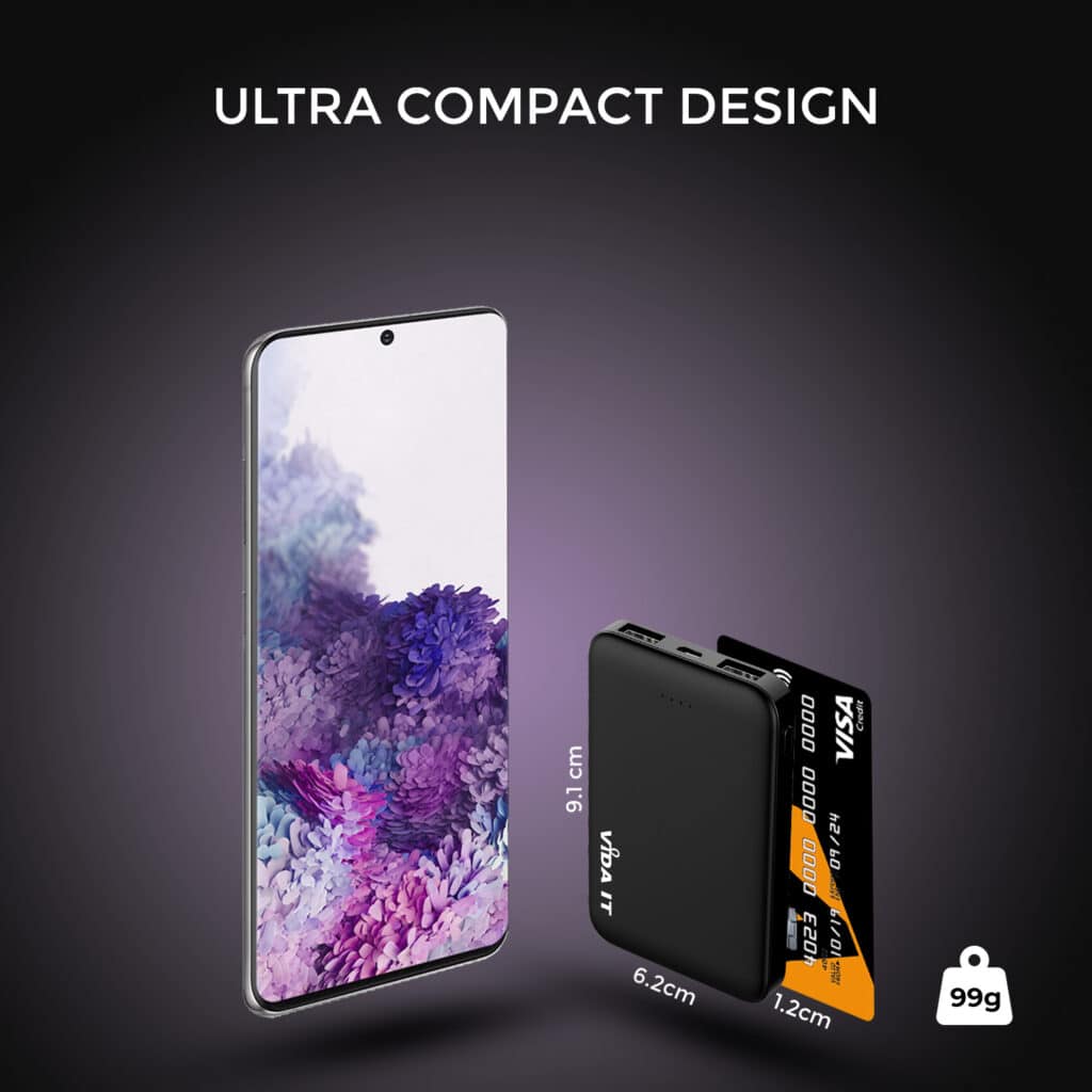 Vida IT 2-Pack Mini Power Bank 5000mAh Battery Pack for Heated Vest ...